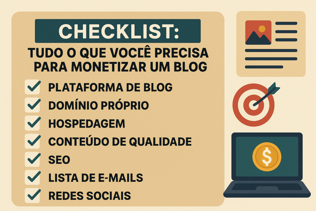 Checklist Completo: Tudo o Que Você Precisa para Monetizar Seu Blog com ...